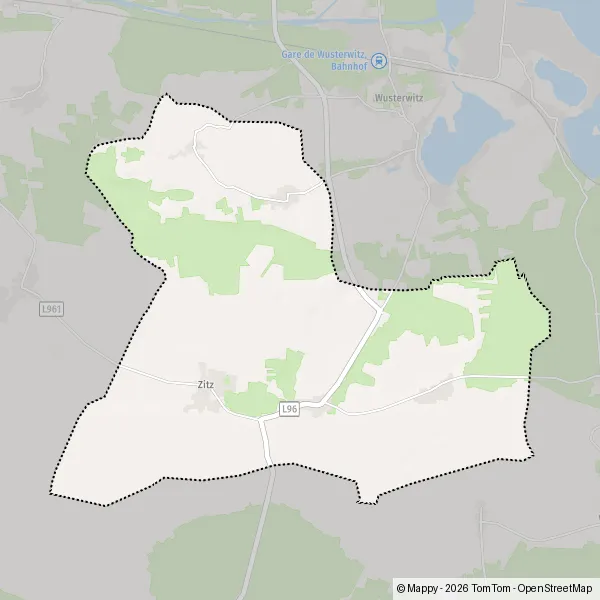 Plattegrond Rosenau : kaart van Rosenau (14789) en praktische info