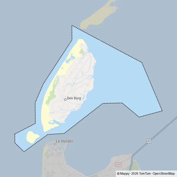 Plattegrond Texel : kaart van Texel (1791) en praktische info