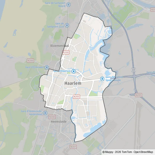 Plattegrond Haarlem : kaart van Haarlem (2011) en praktische info