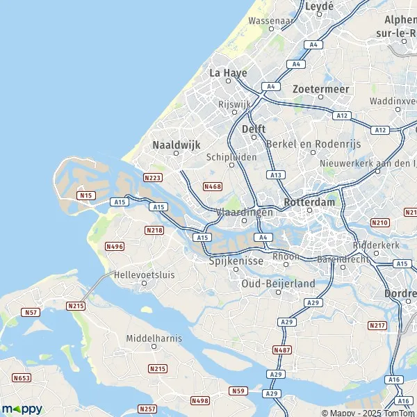 Plattegrond Rotterdam : kaart van Rotterdam (3011) en praktische info