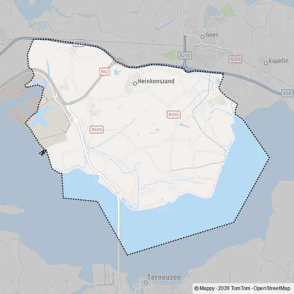 Plattegrond Borsele : kaart van Borsele (4431) en praktische info