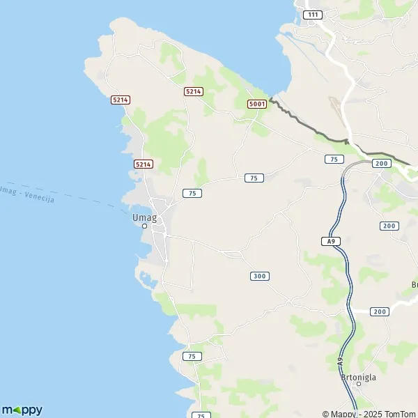 Plattegrond Umag : kaart van Umag (52470) en praktische info