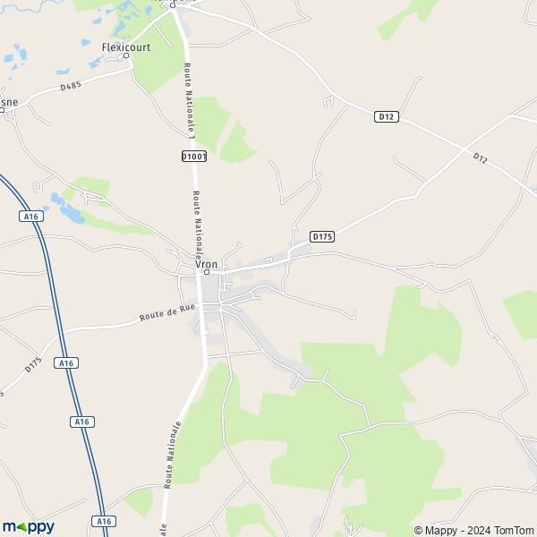 Plattegrond Vron : kaart van Vron (80120) en praktische info