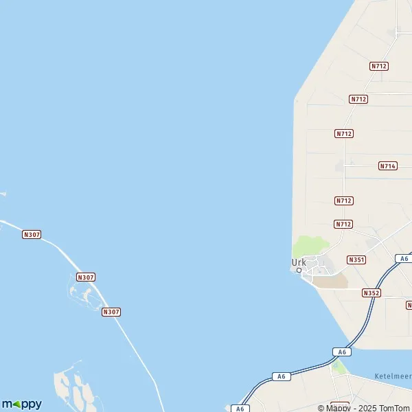 Plattegrond Urk : kaart van Urk (8321) en praktische info