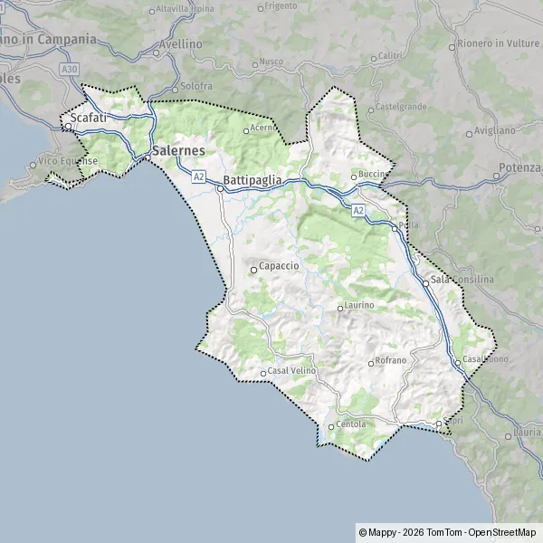 Plattegrond Salerno: kaart van Salerno en praktische info - Mappy